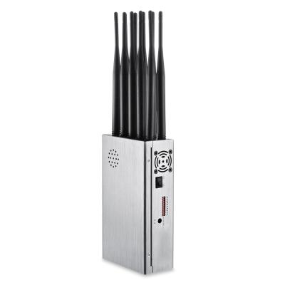 China 10 antenas mais 2G.3G.4G. Jammer GPSL1.WIFI LOJACK 5.8G do telefone celular com 2.0dbi a bateria mais longa do ganho antennas.12000Mah à venda