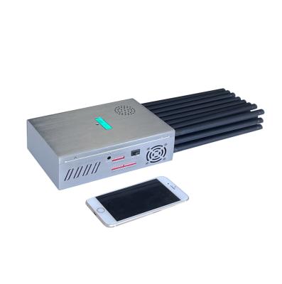 China New design 24 antennans portable signal jammer blocking WIFI 6E and mobile phone 2G, 3G, 4G, 5G, GPS, WIFI,  UHF, VHF, RF,LOJACK signals With new longer 2.5dbi gain omni antennas for sale