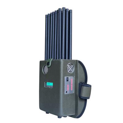 China New design 24 antennans portable signal jammer blocking WIFI 6E and mobile phone 2G, 3G, 4G, 5G, GPS, WIFI,  UHF, VHF, RF,LOJACK signals With new longer 2.5dbi gain omni antennas for sale