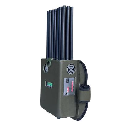 China New design 21 antennans portable signal jammer blocking WIFI 6E and mobile phone 2G, 3G, 4G, 5G and GPS, WIFI,  UHF, VHF, RF,LOJACK signals with new longer 2.5dbi gain omni antennas for sale