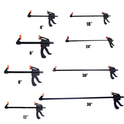 China Tongchen 8-pack Bar Clamp F Clamp Quick Release Clamp Set for Woodworking for sale