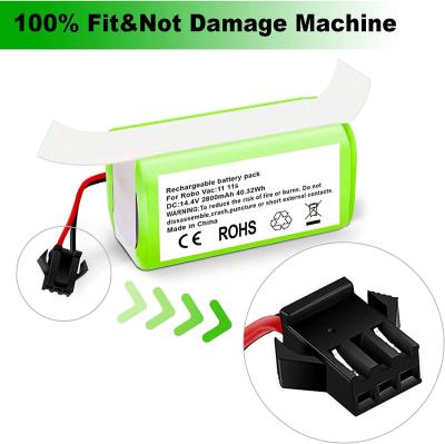 Cina Batteria al litio per aspirapolvere RoboVac 11S 15C 15T 14,4 V 2800 mAh Batteria agli ioni di litio in vendita