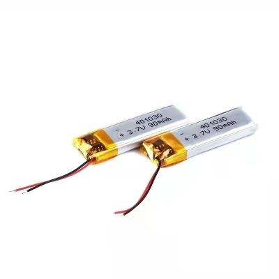 Cina Batteria ai polimeri di litio 1S1P Batteria agli ioni di litio rettangolare 90mAh 3.7v in vendita