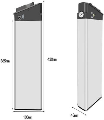 Cina Batteria al litio ricaricabile per bicicletta elettrica Haiba 250W 500w 750w in vendita