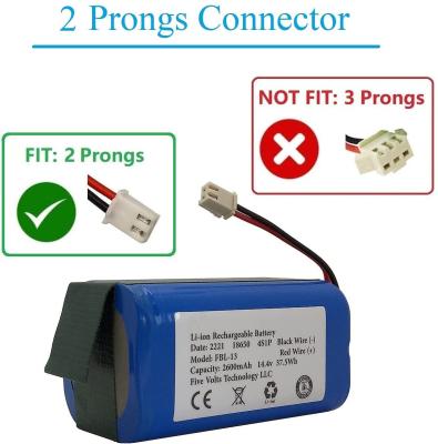 Cina 2600mah 14.4v batteria agli ioni di litio caricabatteria NCM batteria ricaricabile agli ioni di litio IP67 in vendita