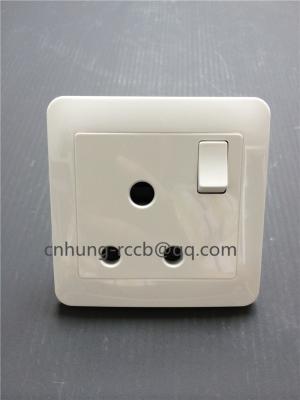 China three round plug UK Style 1 Gang 13A Electrical Wall Switch for sale