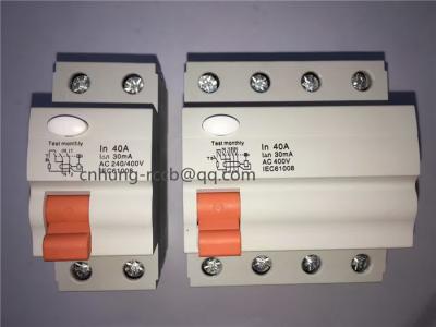 China S-ID ELCB 25,40,63A earth leakage circuit breaker for sale