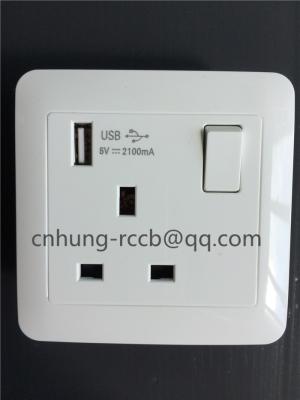 China single USB wall switch socket for sale