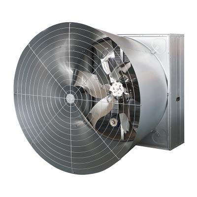 China Landbouw1.1kw Gegalvaniseerde Ventilator van de Ventilatieuitlaat 6 het Type van Bladenkegel Te koop