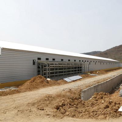 China Het dubbele Huis van de de Structuur Prefabkip van het Verdiepingsstaal voor Gevogeltelandbouwbedrijf Te koop