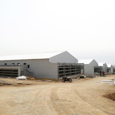 China Het dubbele Huis van de de Structuur Prefabkip van het Verdiepingsstaal voor Gevogeltelandbouwbedrijf Te koop