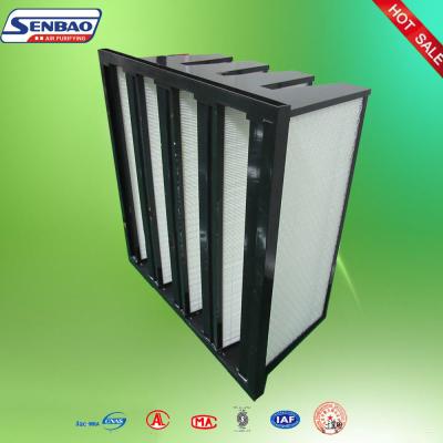 Cina La Banca del sistema V di HVAC filtra il filtro domestico da Hepa con la struttura di plastica in vendita