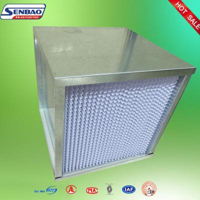 Cina Struttura galvanizzata unità di filtro dell'aria di alta efficienza di industria dello strumento ottico in vendita
