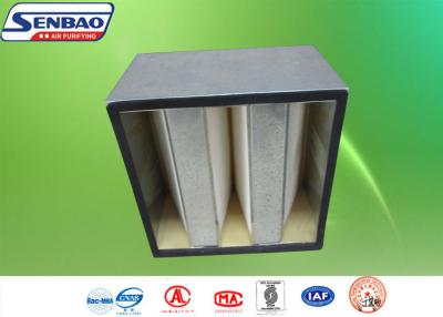 Cina Efficienza di medium della struttura galvanizzata filtro dell'aria assoluto del carbonio di media della vetroresina in vendita