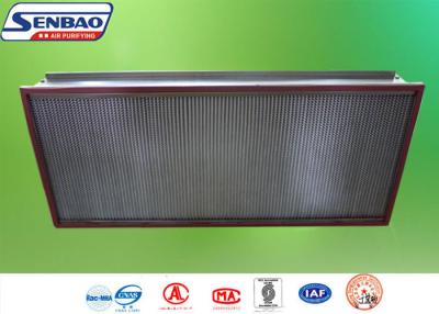 中国 AHU システム高温 Hepa フィルター効率 H13 H14 0.3um の微粒子 販売のため