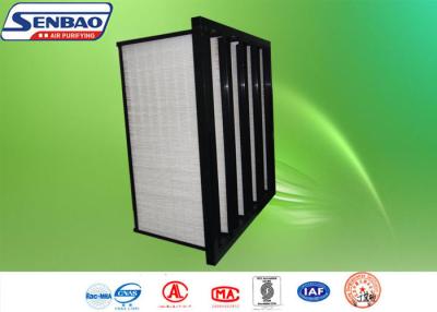 Cina La Banca di plastica di pagina V filtra l'alta efficienza stimata di medium del flusso d'aria in vendita