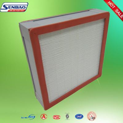 China Quadro plissado do alumínio dos filtros de ar de Hepa dos meios da fibra de vidro do painel do quarto desinfetado à venda