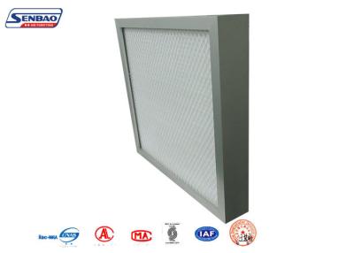 Cina Mini filtro dell'aria pieghettato di HEPA per il sistema di aria di flusso laminare di industria di microelettronica in vendita