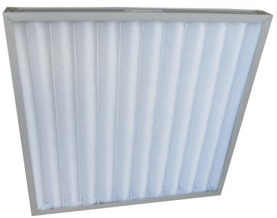 China Filtro de aire del sistema de aire del sitio limpio pre con diseño del panel del plisado del marco de la aleación de aluminio en venta
