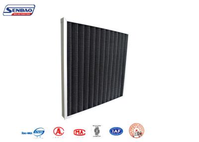 China Reemplazo plisado fibra de carbono activado del filtro de Hepa del panel para el sistema de ventilación del aeropuerto en venta