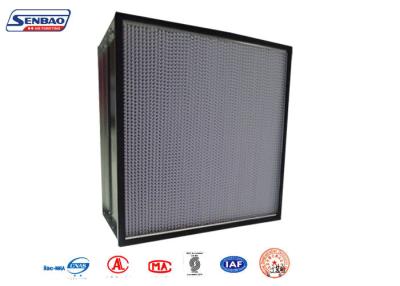 Cina Filtri dell'aria in profondità pieghettati di alluminio di alta efficienza del pannello della struttura per il sistema di ventilazione in vendita