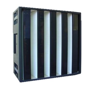 Cina Filtro dell'aria portatile di Hepa della struttura dell'ABS della fibra di vetro di media V di filtro dell'aria di plastica della Banca in vendita