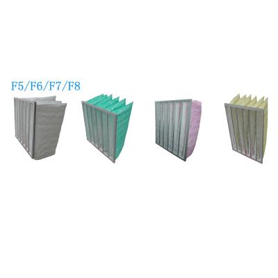 Cina Filtri dell'aria della borsa di ventilazione/filtro commerciali da Hepa purificatore dell'aria con fibra sintetica in vendita