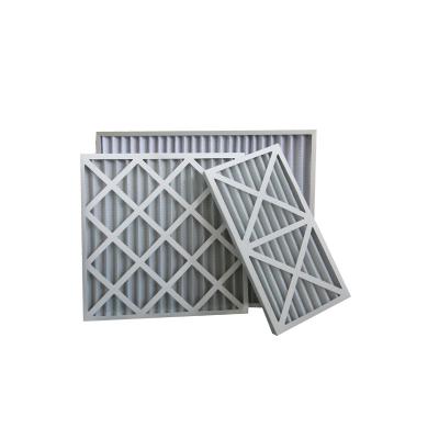 China White Green Pre Pleated Panel Air Filter Performance In Multilevel Filtering Systems G3 for sale
