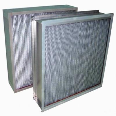 Cina Filtro ad alta temperatura da Hepa della piega del di alluminio per il sistema industriale di filtro dell'aria in vendita