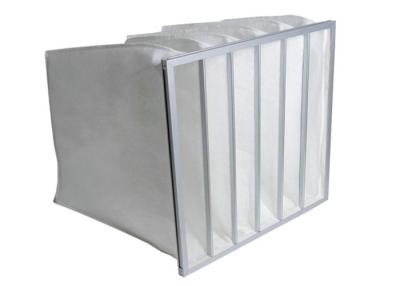 Cina Filtro dell'aria F5 F6 della tasca di rendimento elevato per il sistema di ventilazione, struttura di alluminio in vendita