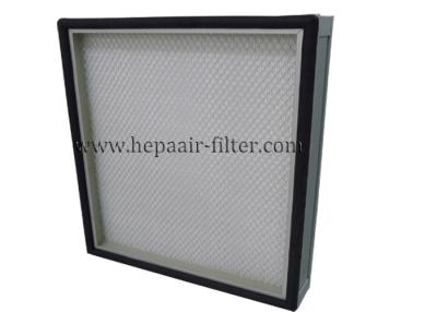 China Purificador de alumínio do ar do filtro de Hepa do plissado da fibra de vidro HEPA do quadro mini à venda
