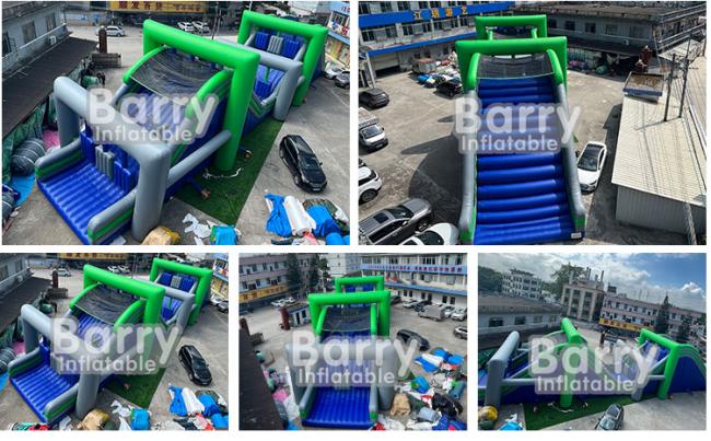 Commercial PVC Crash Course Inflatable Obstacle Course Race The Inflatable 5k 2024 With Air Blower And Repair Kits