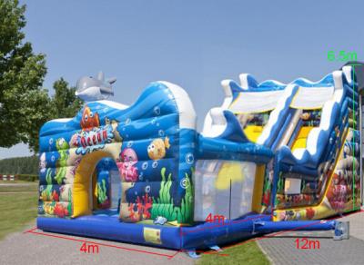 China Do leão-de-chácara inflável exterior da corrediça do salto do ODM castelo Bouncy do Pvc à venda