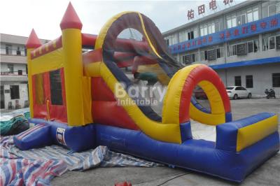 China Castillo de salto inflable de la lona despedir la diapositiva combinada para el niño en venta