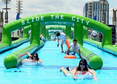 China Customized Long Amazing Inflatable Water Slides For Kids Amucement for sale