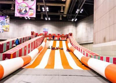 중국 0.9mm PVC 방수포 활주를 가진 옥외 젖은 가장 긴 거대한 팽창식 활주 판매용