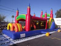 China Pinnacles Inflatable Obstacle Course Comercial Ertical Rush Obstacle Course for sale
