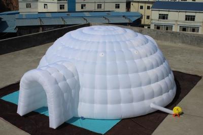 China Double Layer Inflatable Tent , Waterproof PVC Inflatable Camping Tent for Outdoor for sale