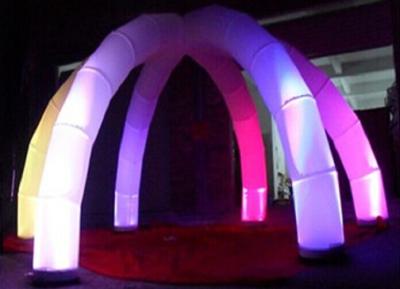 China Club Decoration Inflatable Arch Attractive With LED Changing Light for sale