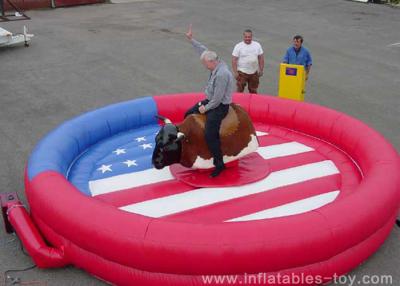China Customized Mechanical Bull Riding , Mechanical Rodeo Bull For Adults for sale
