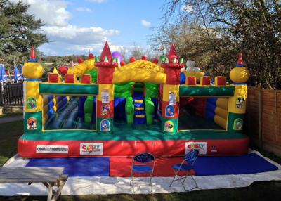 China CE Outdoor Inflatable Bouncy Castle With Slide , Commercial Adult Bouncy Castle for sale