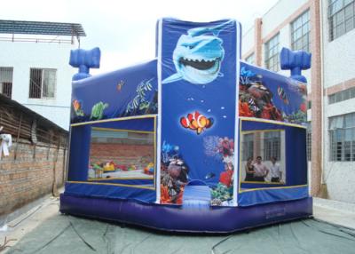 China Indoor or Outdoor Commercial Grade Bouncy Castle / 0.55MM PVC Inflatable Bouncer for sale
