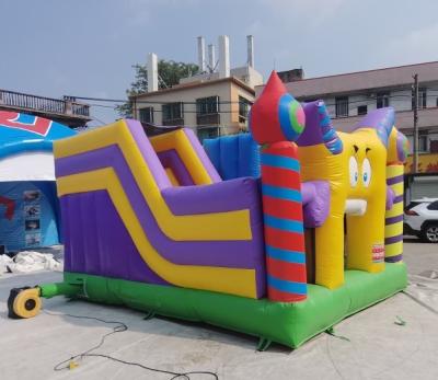 China 0.55mm PVC Outdoor Inflatable Bouncer House Slide Combo for sale