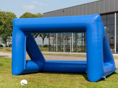 China Outdoor Inflatable Sports Games Portable Kids Inflatable Football Soccer Goal for sale