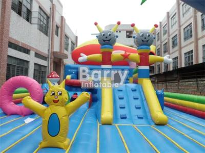 China Custom Logo Inflatable Playground Equipment Kids Bouncy Castles For Activity for sale