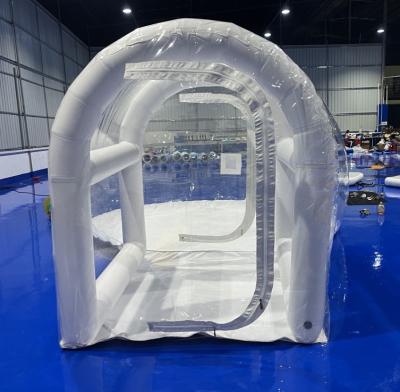 China 1mm PVC Transparent  Inflatable Bubble Camping Tent Digital printing for sale