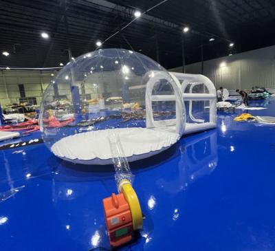 China 1mm PVC Transparent  Inflatable Bubble Camping Tent Digital printing for sale
