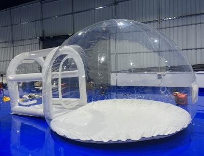 China 1mm PVC Transparent  Inflatable Bubble Camping Tent Digital printing for sale