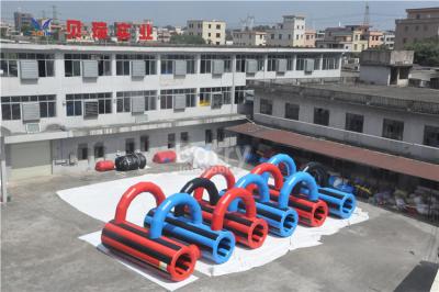 China A prova d'água Comb inflável Curso de obstáculos Aluguer de festas Explodir 5k Curso de obstáculos à venda