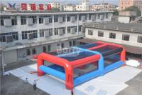 China Red Or Customized Event 5k Inflatable Obstacles Course Double Stitch for sale